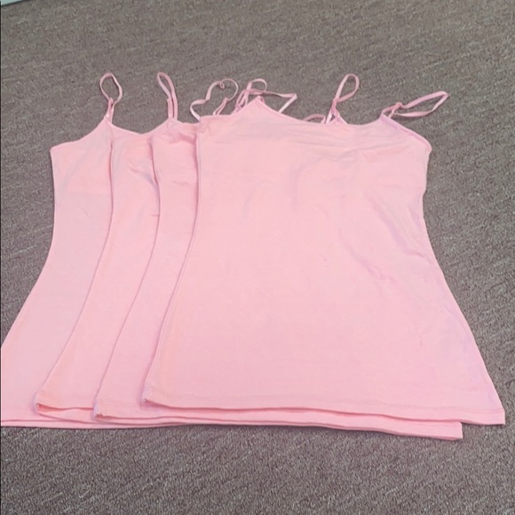 Tops | 4 Pink Tanks | Poshmark